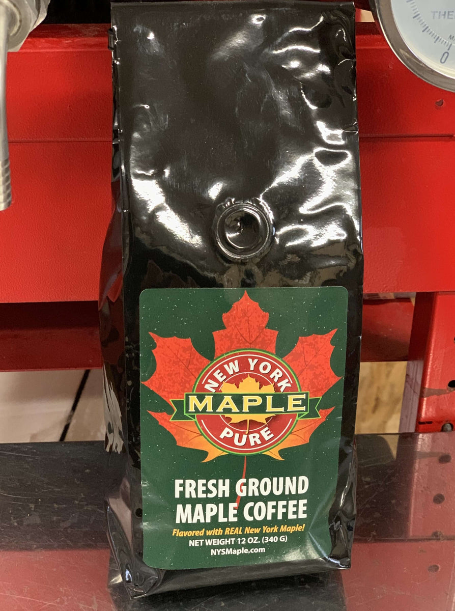 Maple Coffee - Fresh Ground 12oz - Made with NY Maple Syrup